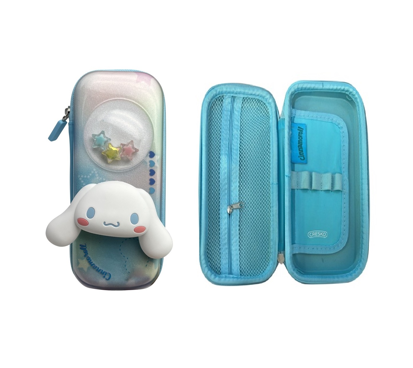 CARTUCHERA 1 CIERRE RIGIDA CINNAMOROLL ART SR2009 - Papelera Didactica