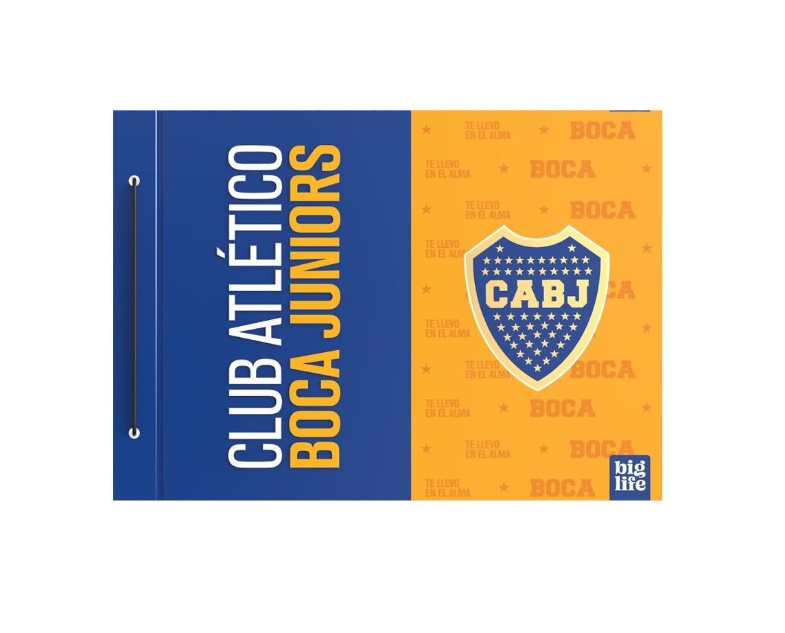 CARPETA Nº 5 CARTONÉ BIG LIFE BOCA JUNIORS - Papelera Didactica